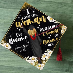 Personalized God Message Graduation Cap Topper, Custom Bible Verse Grad ...