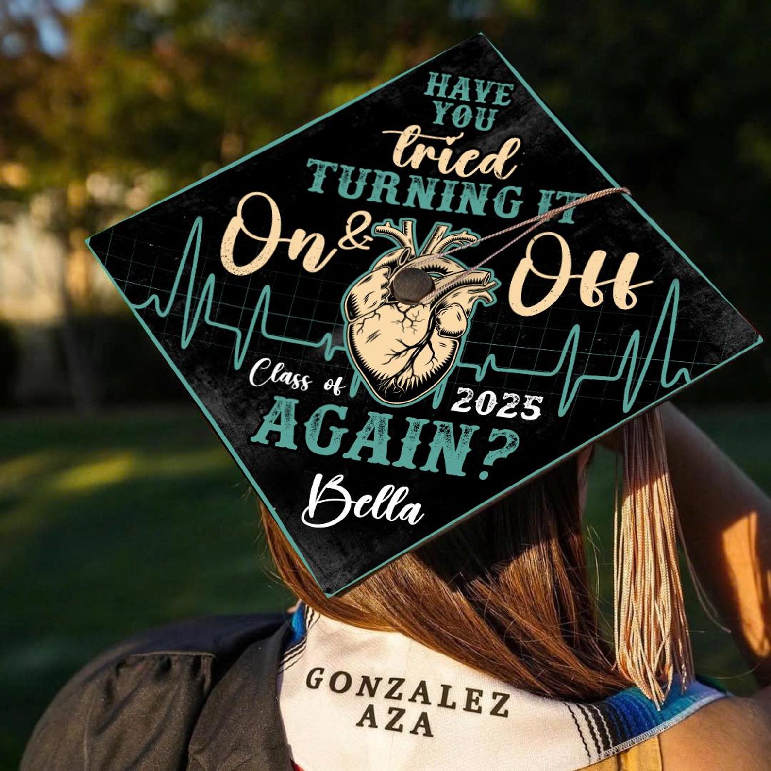 Personalized CVICU Cardiac Nurse Graduation Cap Topper, Funny ...