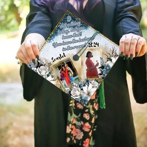 Custom Photo Memorial Graduation Cap Topper, You Have the Best Seat in ...