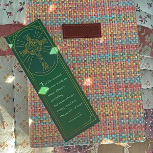Gold Foil Cross Bookmarks | Bible Bookmarks | Christian Bookmarks ...
