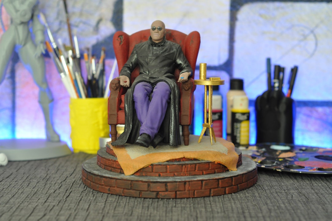 Matrix Morpheus and Armchair Figure Collection Figure 3d Printed Figure ...