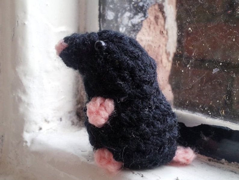 Bitty Mole Crochet Pattern Easy Amigurumi Mole Pdf Pattern - Etsy