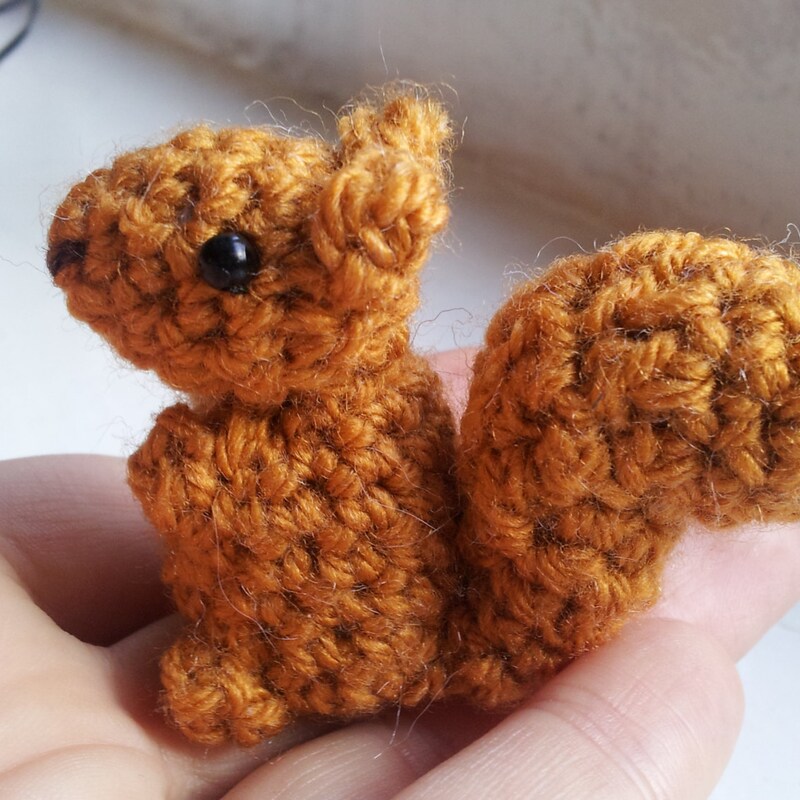 Crochet Squirrel - Etsy