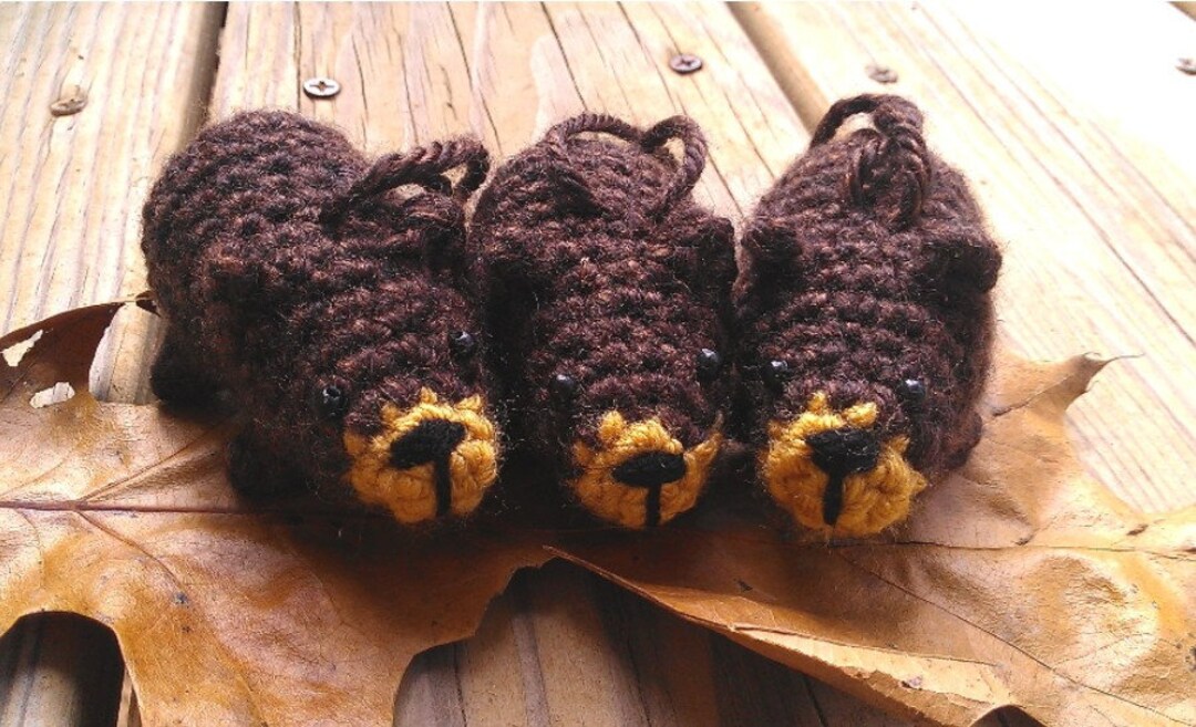 Bitty Bear Crochet Pattern Team Bear Choose the Bear Mini No Sew ...