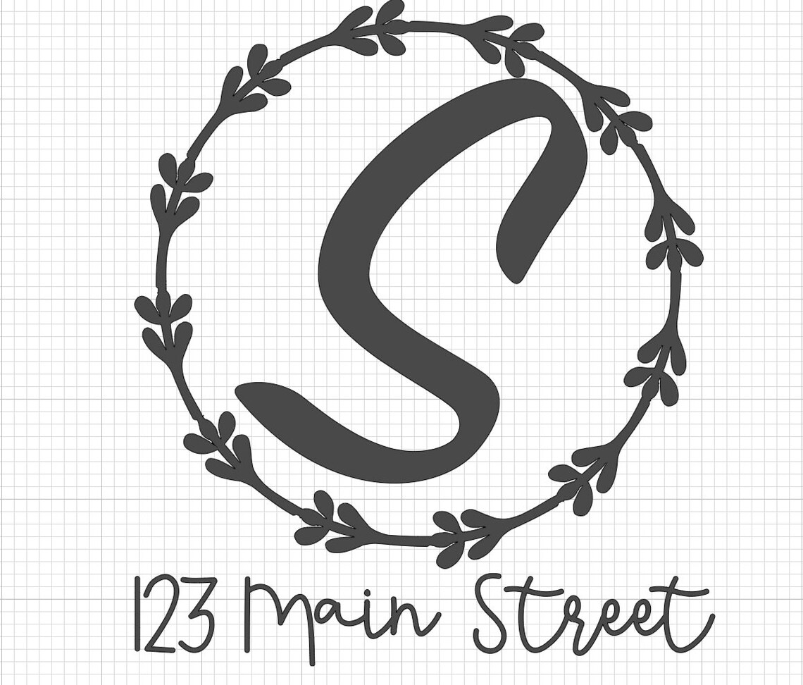 Personalized Vinyl Mailbox Sticker - Etsy