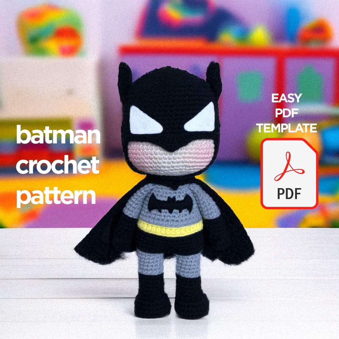 PDF CROCHET PATTERN Masked Superhero Doll / Superhero Amigurumi Crochet ...