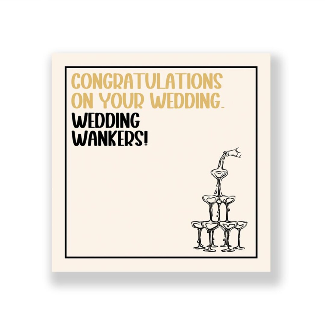 Funny Wedding Card | Wedding Card | Happy Wedding Day | Congratulations ...