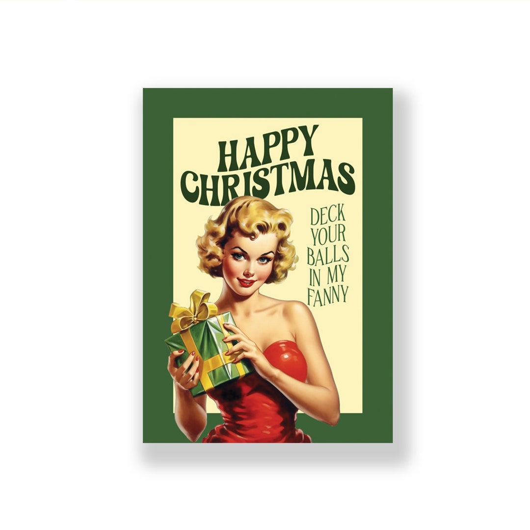 Funny Christmas Card | Funny Xmas Card | Rude Christmas Card | Rude ...