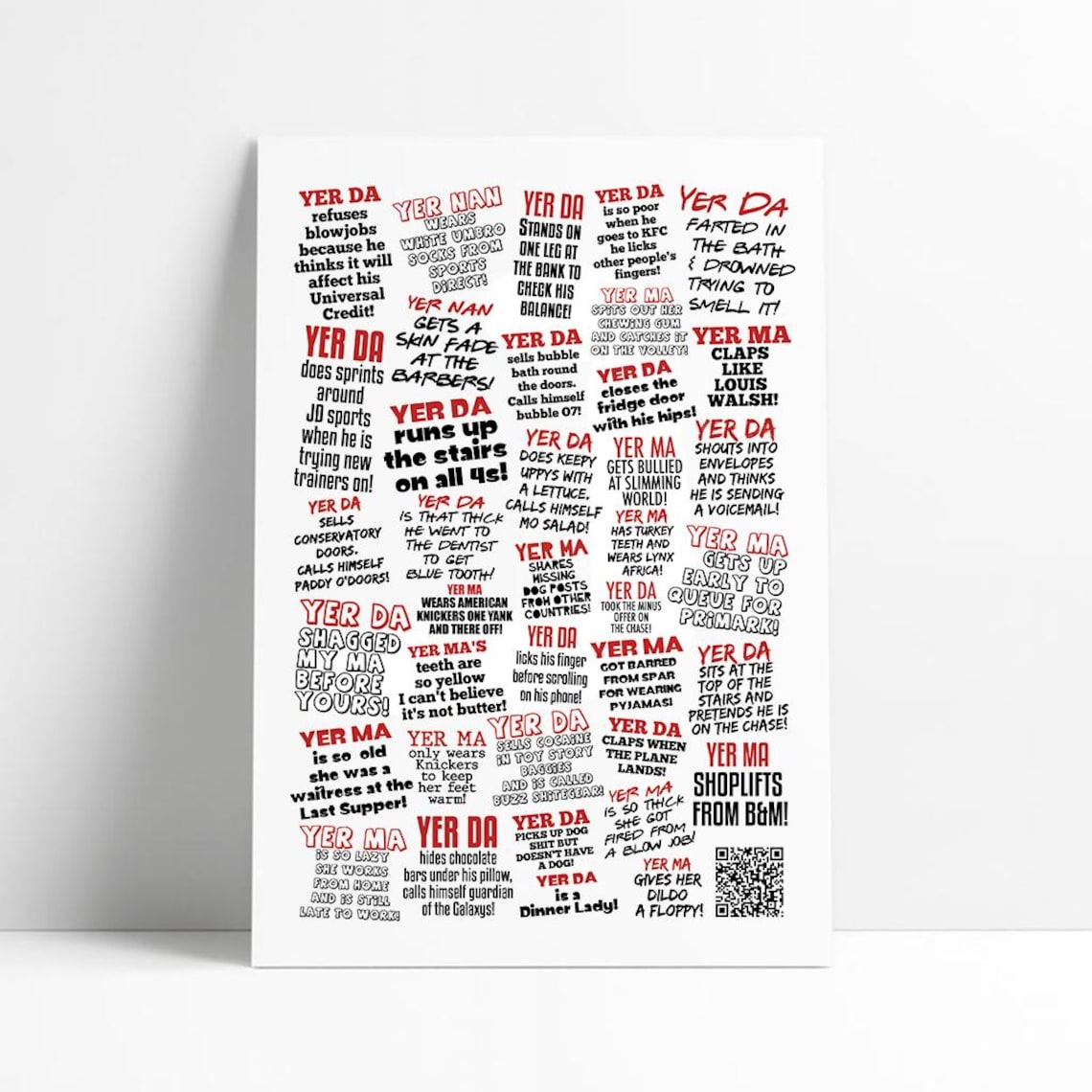 Gen Z Word Art Print | Gen Z Slang Wall Art | Word Print | Hallway ...