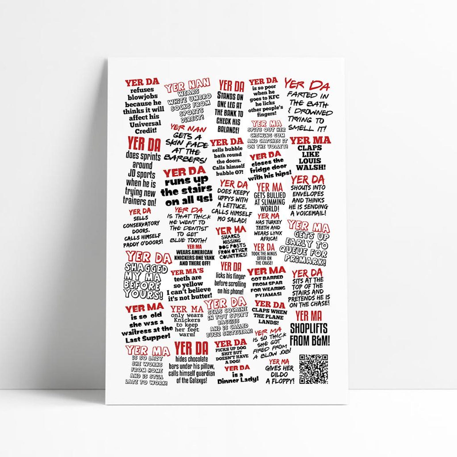 Gen Z Word Art Print | Gen Z Slang Wall Art | Word Print | Hallway ...