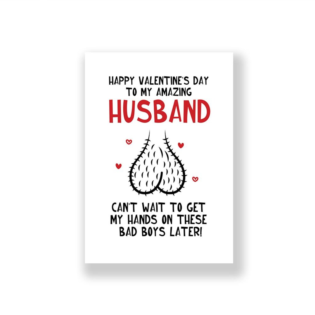 Funny Husband Valentine's Day Card | Husband Valentine's Day Card ...
