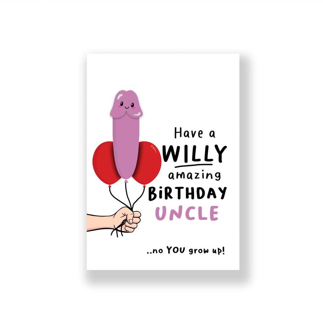 Funny Birthday Card | Funny Uncle Birthday Card | Uncle Birthday Card ...