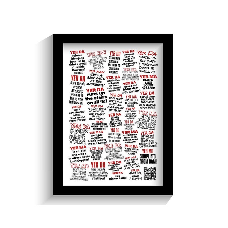 Gen Z Word Art Print | Gen Z Slang Wall Art | Word Print | Hallway ...