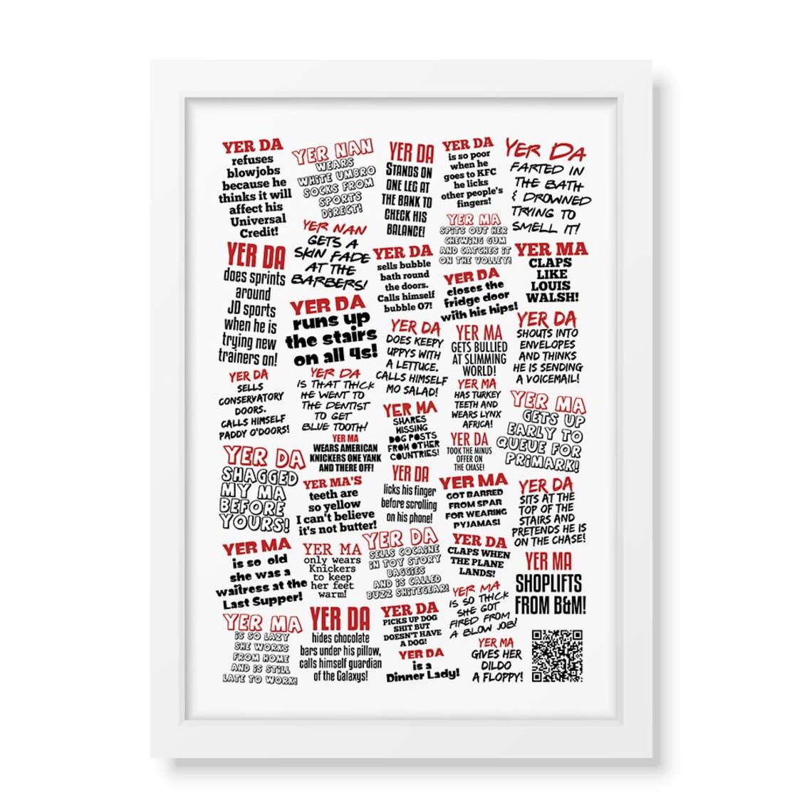 Gen Z Word Art Print | Gen Z Slang Wall Art | Word Print | Hallway ...