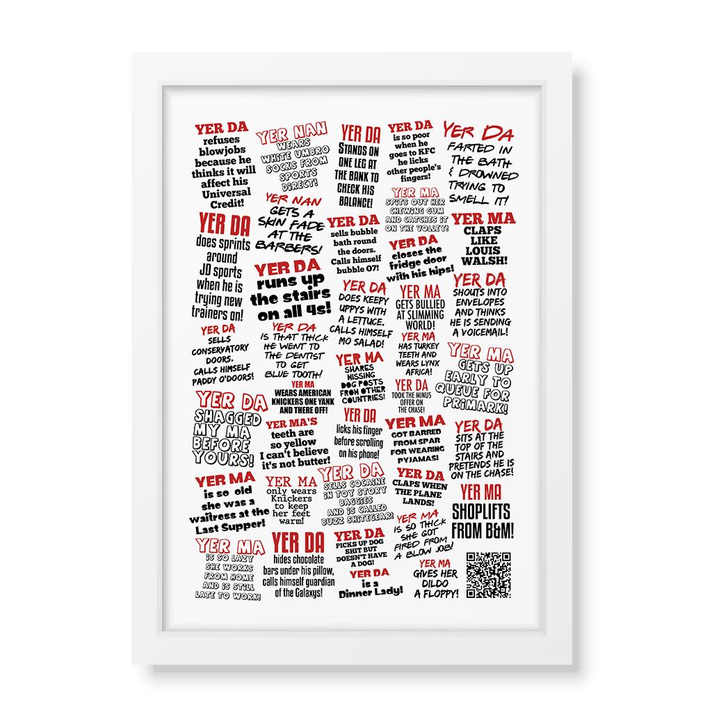 Gen Z Word Art Print | Gen Z Slang Wall Art | Word Print | Hallway ...