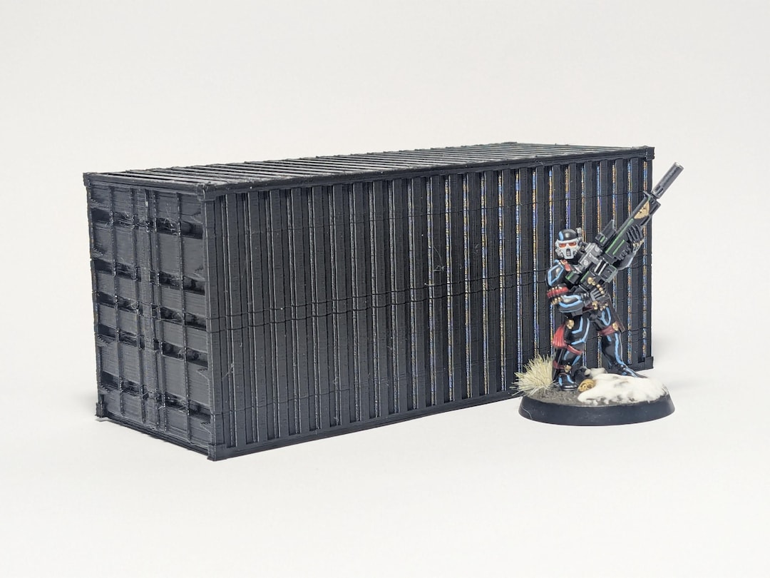 Model Shipping Container 28/32mm Scenery Shipping Container Miniature ...
