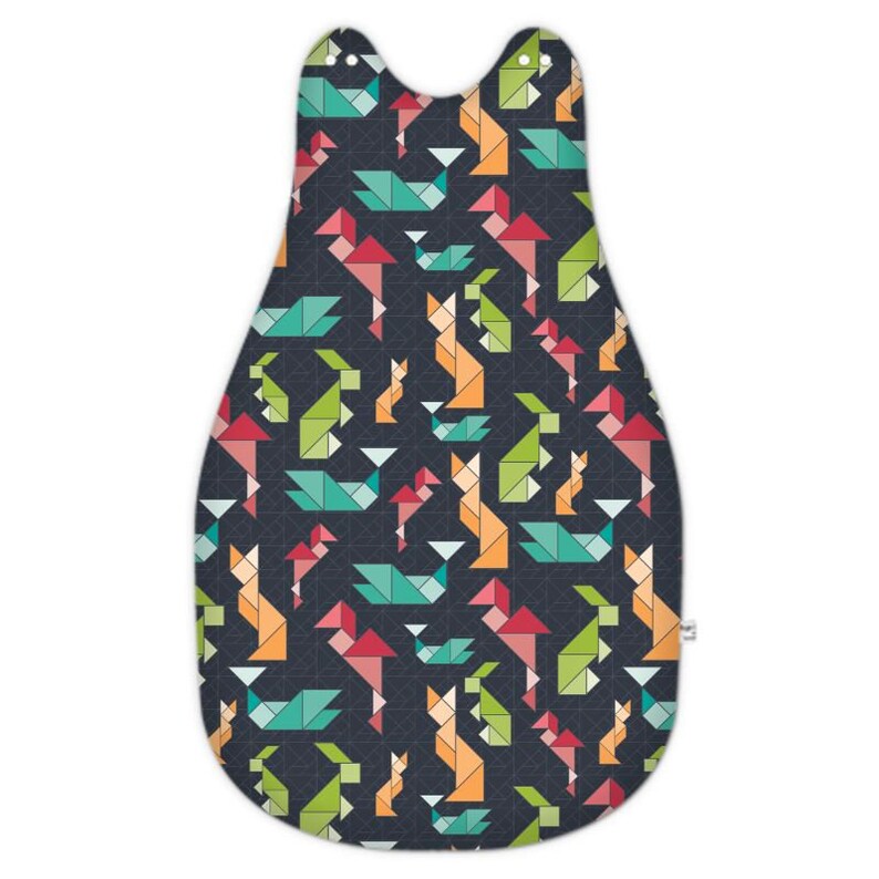 Stormy Rainbow Animal Tangram Baby Sleeping Bag - Etsy