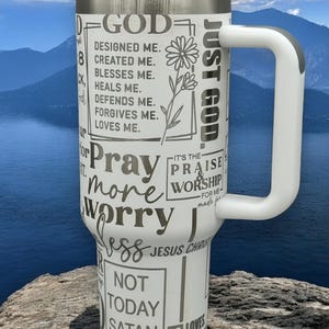 Bible Verse Stanley Tumbler – Personalized Christian Gift for Him or ...