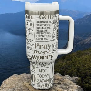 Bible Verse Stanley Tumbler – Personalized Christian Gift for Him or ...