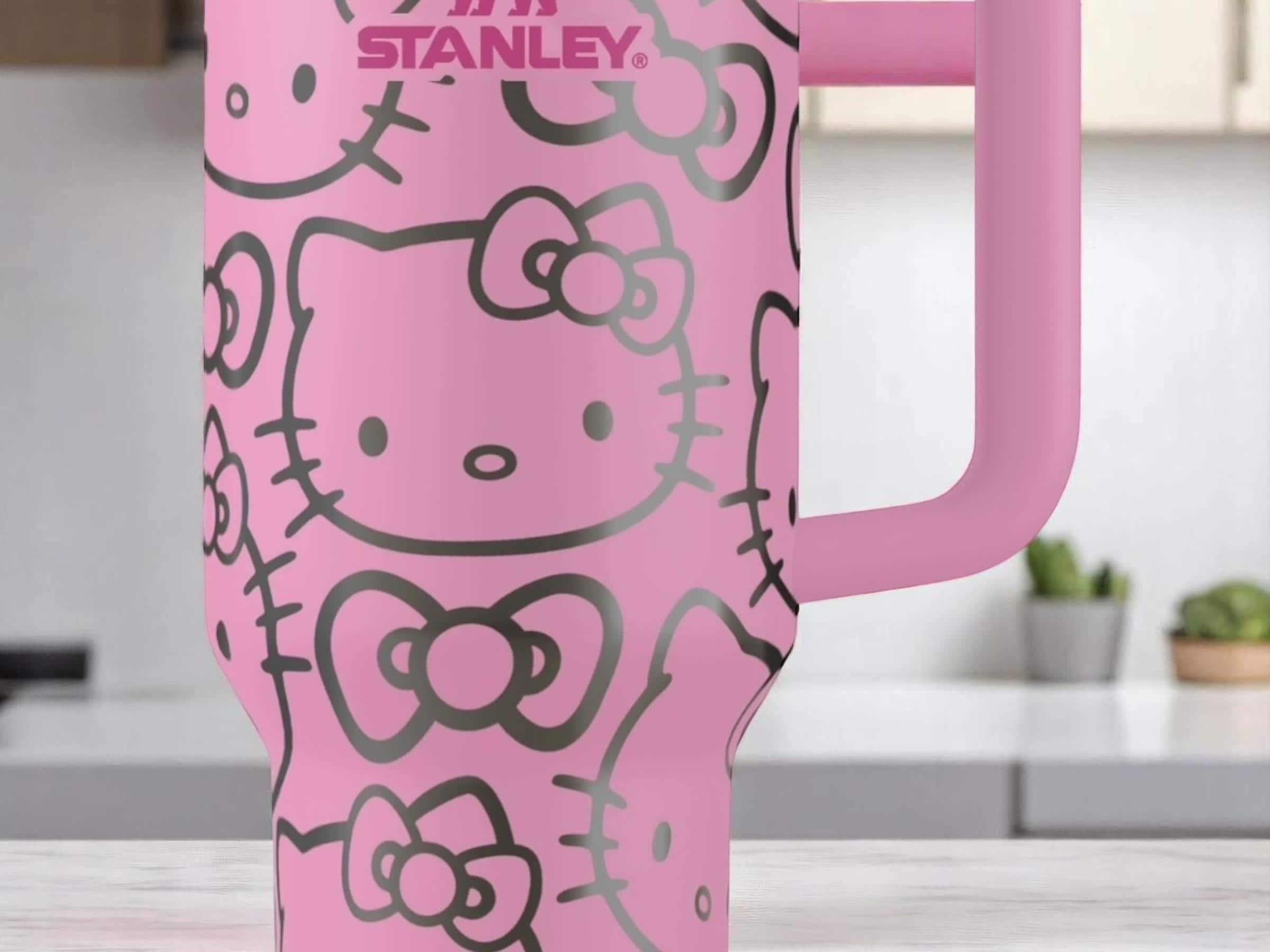 Engraved Hello Kitty Pink Tumbler | Cute Tumbler | Hello Kitty Cup ...