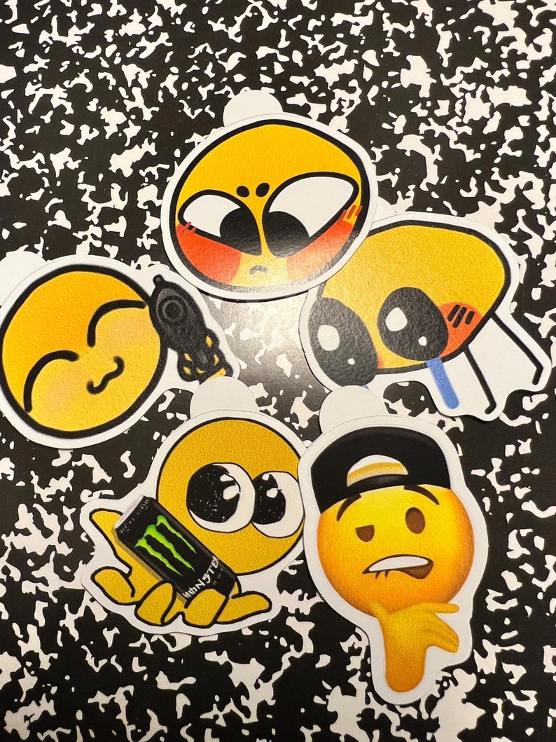 Emoji Stickers Pack - Etsy