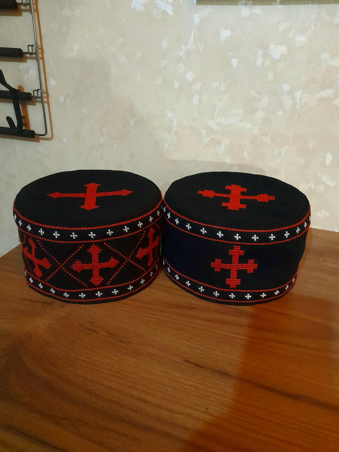 Hand Embroidered Skufia Hat Georgian Orthodox Clothing Traditional ...