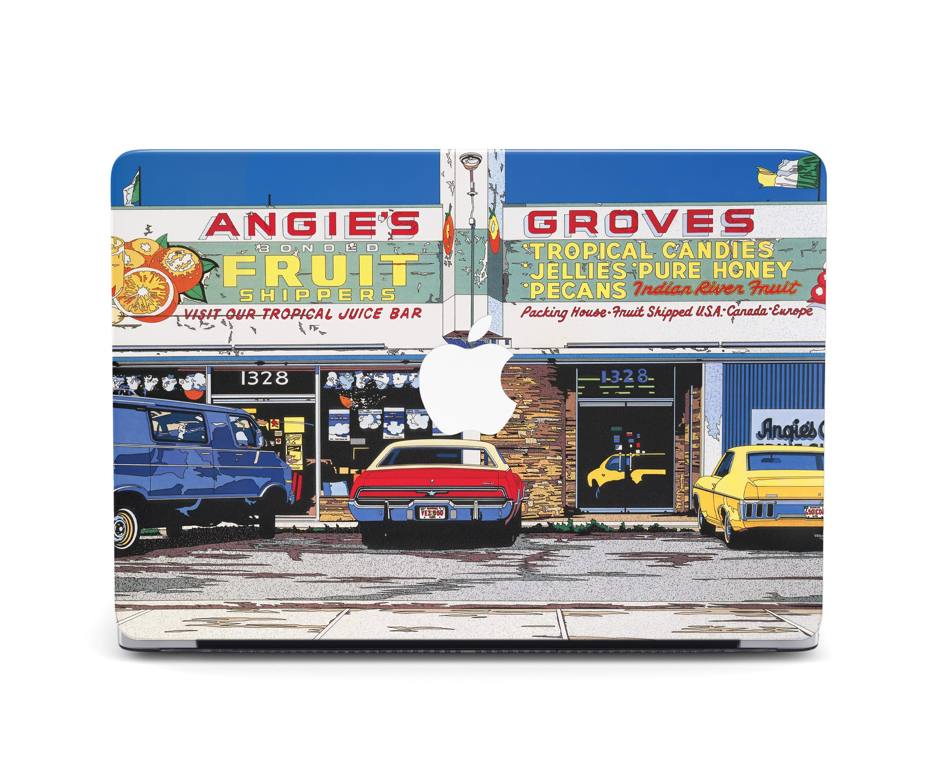 80s Retro American Cars 1980s Street View MacBook Case for MacBook Air ...