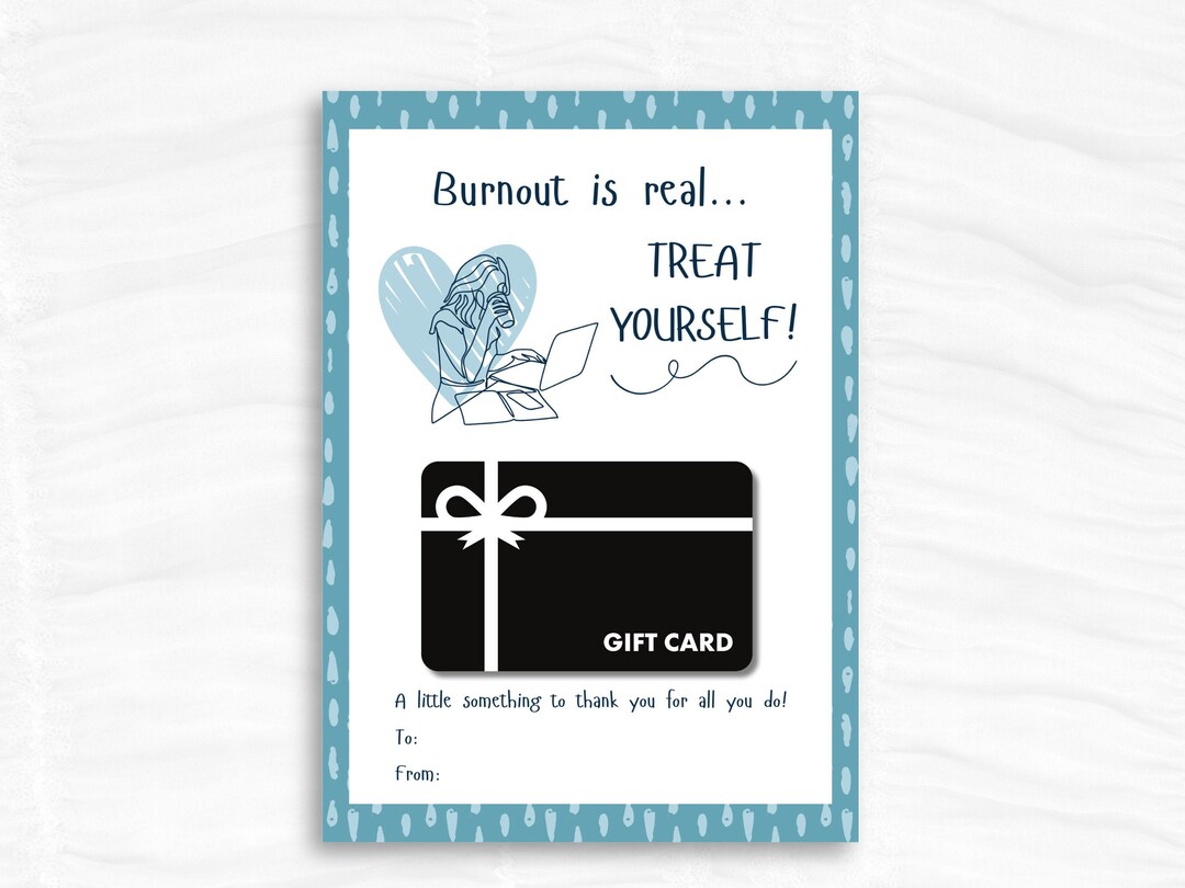 Thank You Gift Card Holder: Appreciation Printable (digital Download ...
