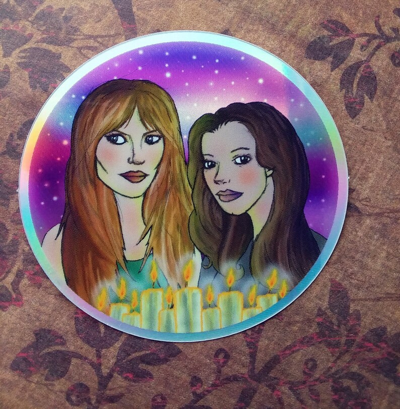 Magical Sisters Holographic Sticker Practical Magic Inspired - Etsy