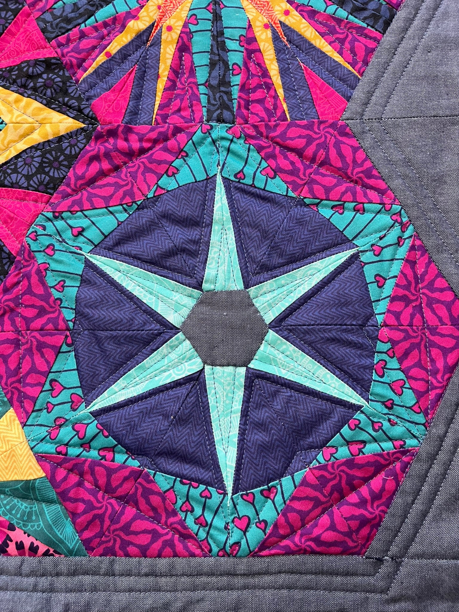 Hexi - Kali Block of the Month - Blocks One to Three - Etsy Canada