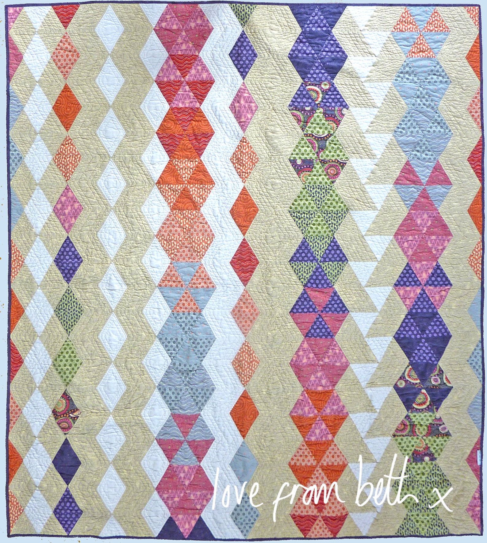 Diamond Trails Quilt PDF Sewing Pattern - Etsy