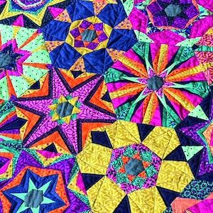 Hexi - Kali Block of the Month - Blocks One to Three - Etsy Canada