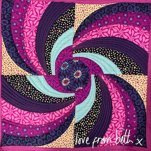 Vortex Quilt Block Pattern - Etsy