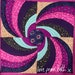 Vortex Quilt Block Pattern - Etsy