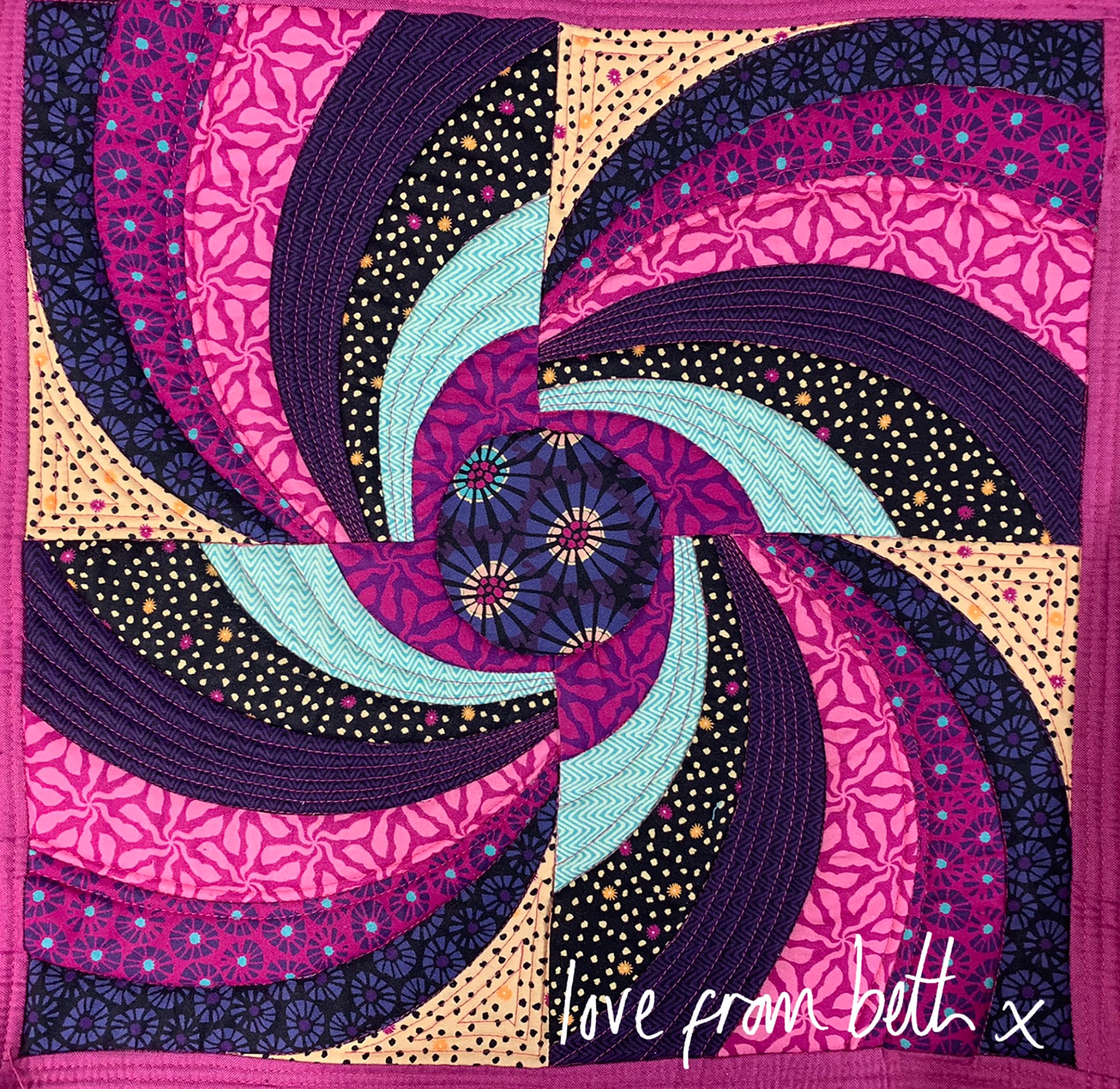 Vortex Quilt Block Pattern - Etsy Canada