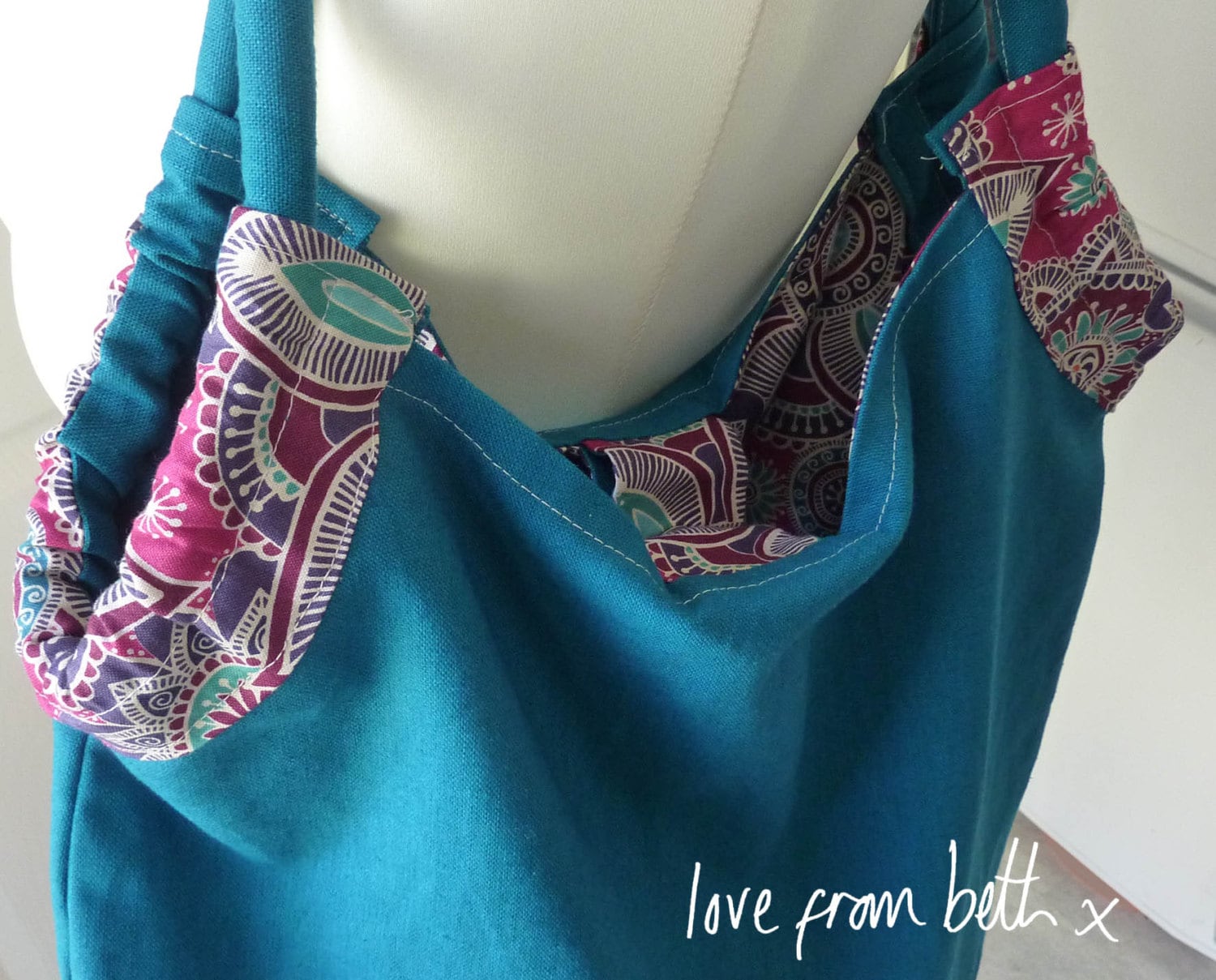 Reversible Shopping Bag Sewing Pattern | Etsy