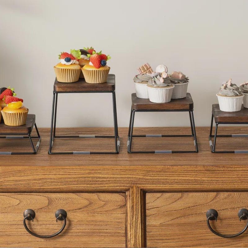 Wood Snack Stand - Etsy