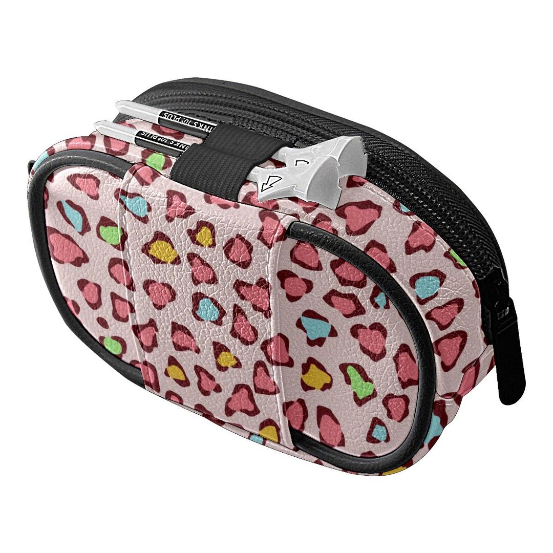 Pink Leopard Golf Waist Bag – PU Leather, Waterproof, With Hook ...