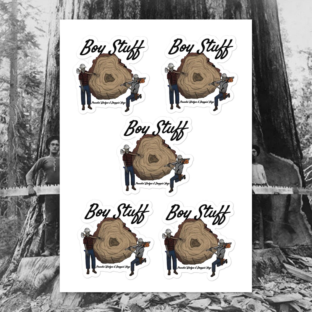 Forester Logger Stickers. Timber Faller Skeleton Mini Sticker Sheet - Etsy