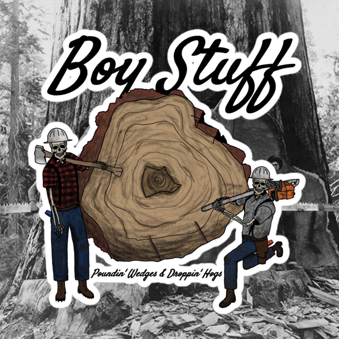 Logger Sticker. Timber Faller Skeleton Sticker Premium Vinyl - Etsy