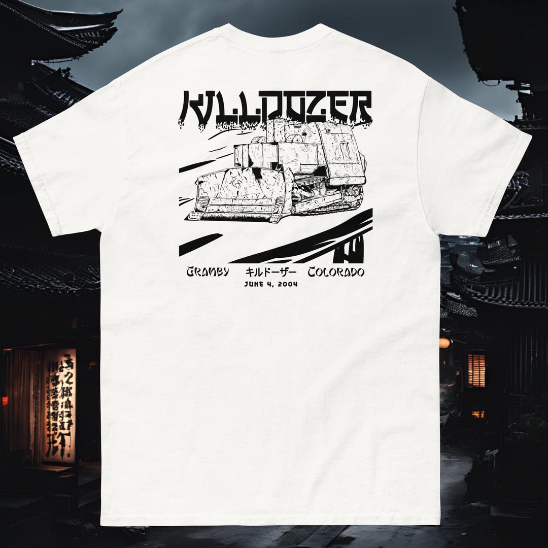 Japanese Style Killdozer Shirt. Heemeyer Killdozer Shirt - Etsy