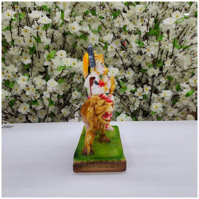 Durga Ma Statue Small Durga Idol Indian Handmade Durga Mata Figurine ...