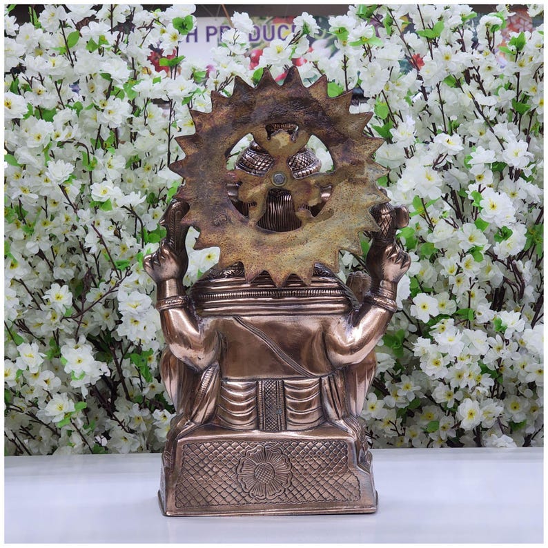 Large Ganesha Statue 20" Ganesh Idol for Temple Good Luck God Gift for ...