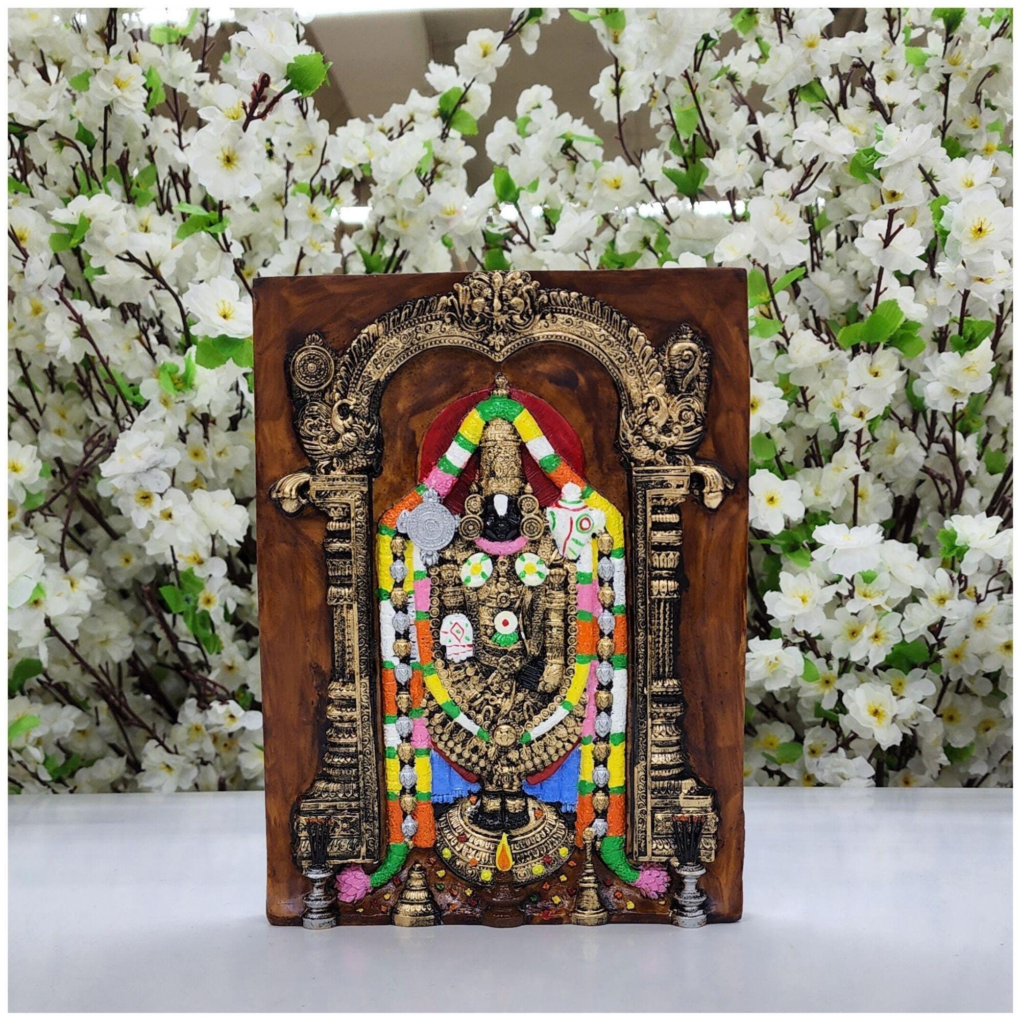 Tirupati Balaji Wall Hanging Frame Hindu God Wall Decor Balaji Wall ...