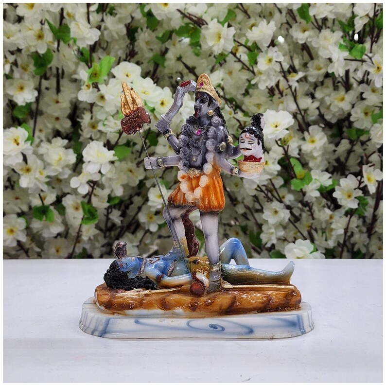 Kali Ma Statue Goddess Maha Kali Idol Hindu Devi Goddess of Time ...