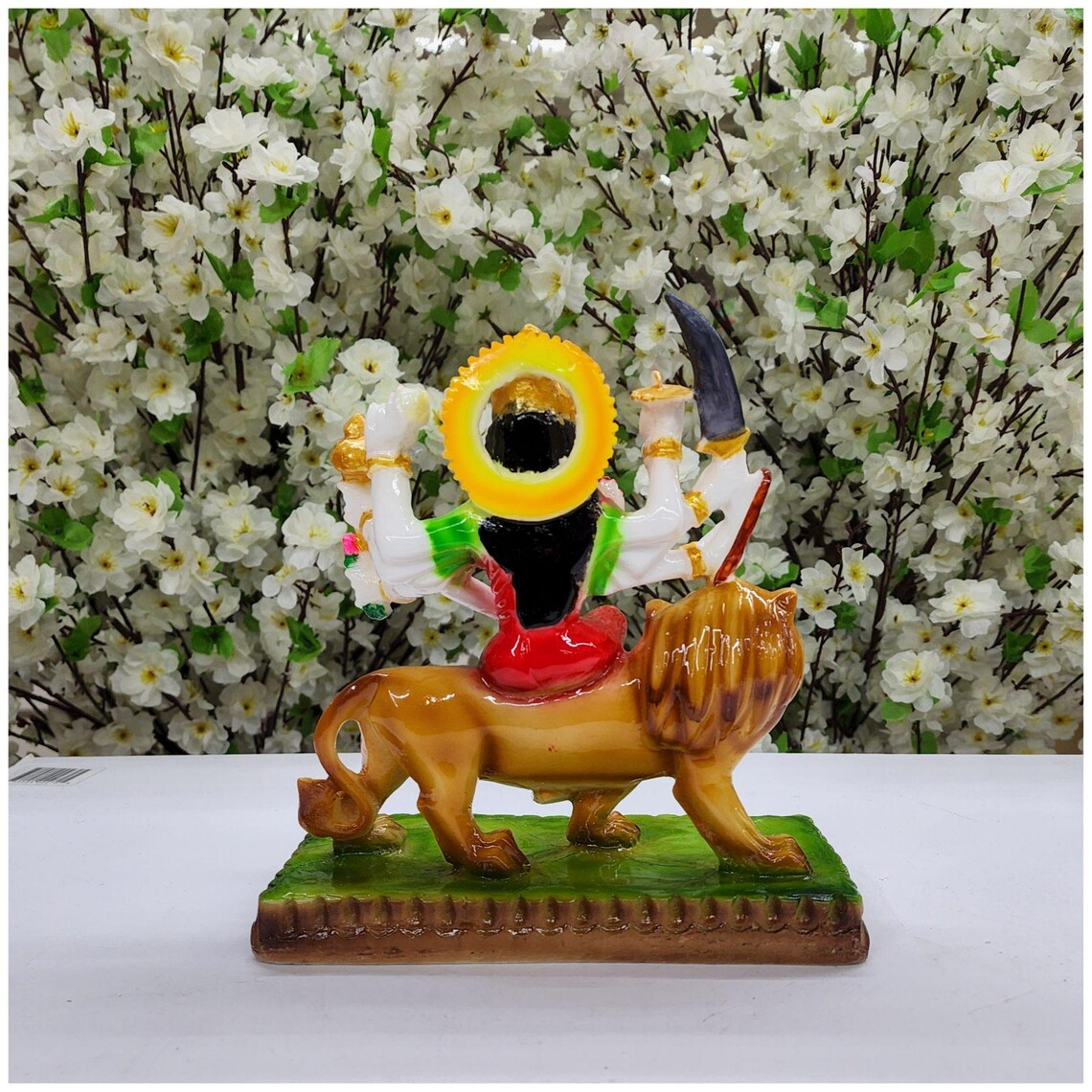 Durga Ma Statue Small Durga Idol Indian Handmade Durga Mata Figurine ...