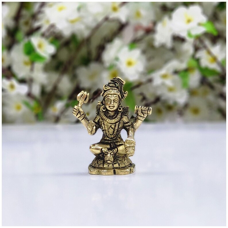 Lord Shiva Statue Mahadev Idol Small Shiva Figurine Hindu God Statue ...