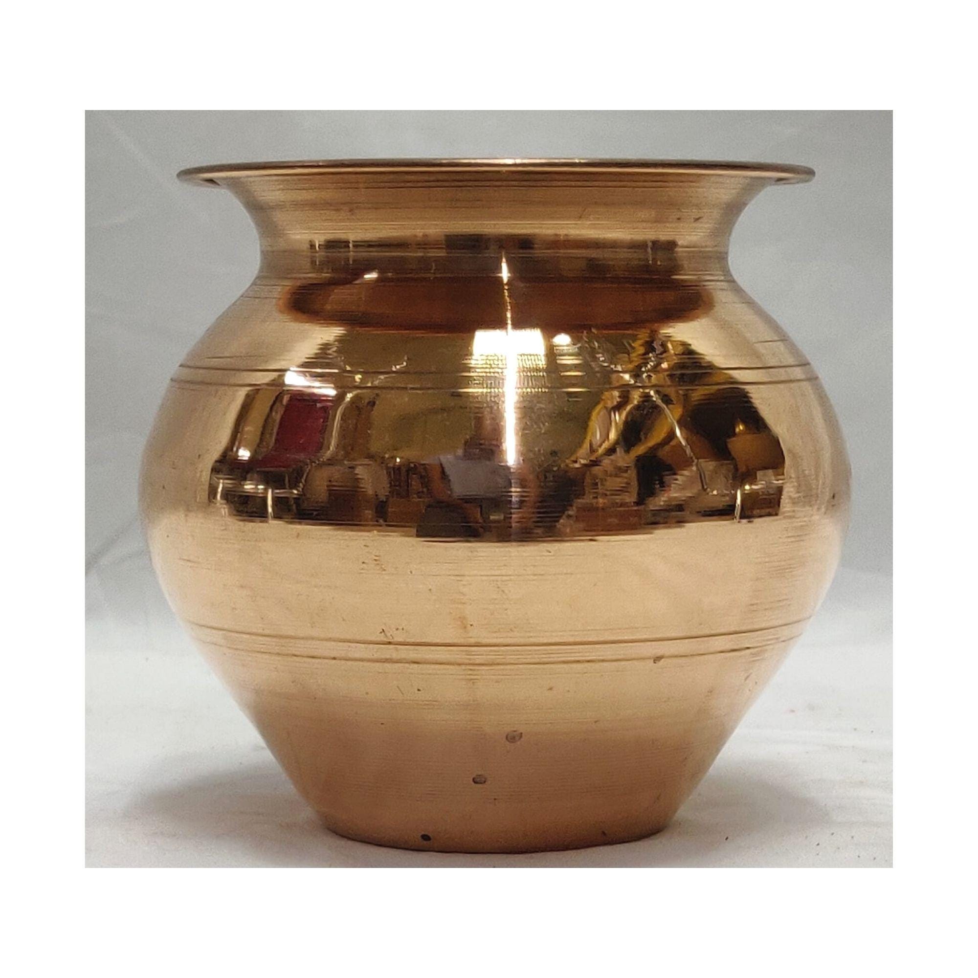 Copper Kalash for Puja Handmade Indian Lota for Pooja Festival Pooja ...