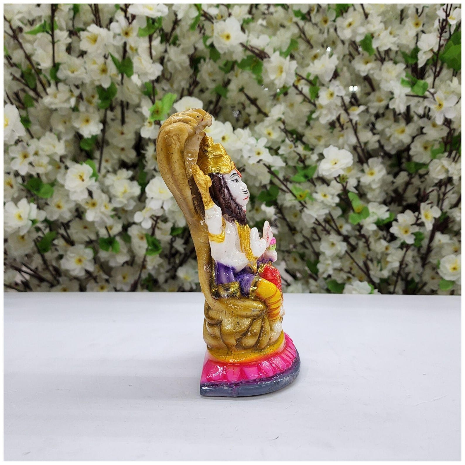 Narasimha Statue Lord Narsingh With Laxmi Hindu God Vishnu Incarnation ...