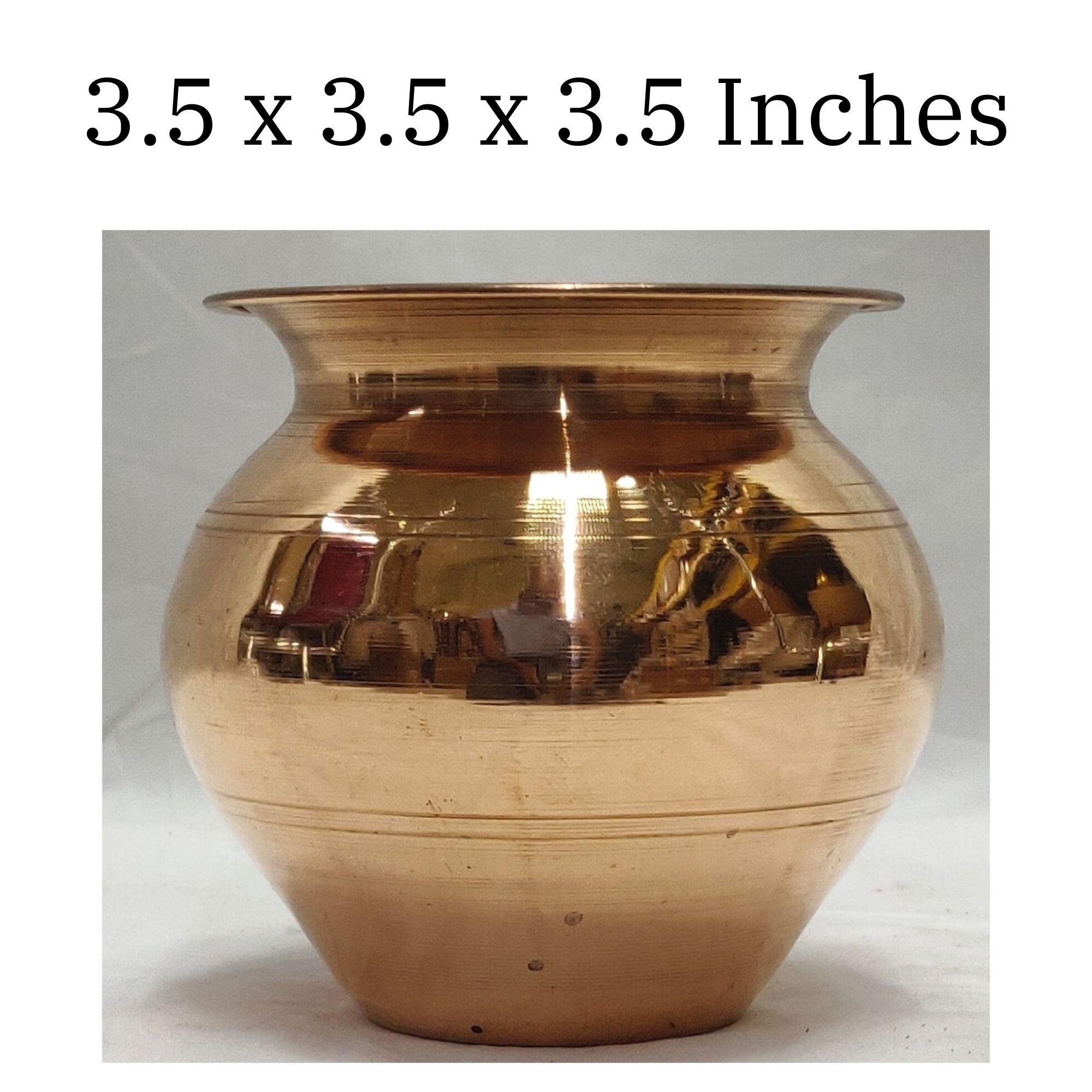 Copper Kalash for Puja Handmade Indian Lota for Pooja Festival Pooja ...